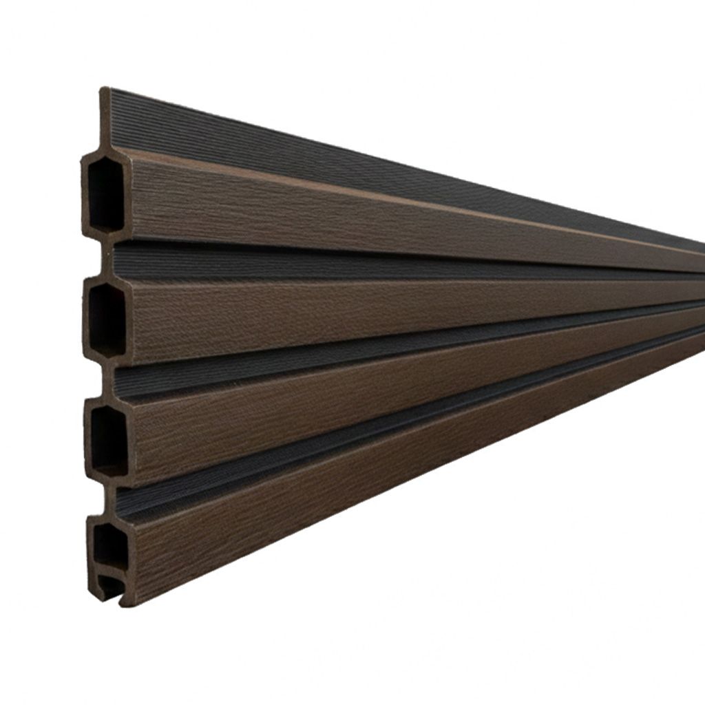 CompoGarden composiet poort Donkerbruin Rhombus Schaduw verticaal met ...
