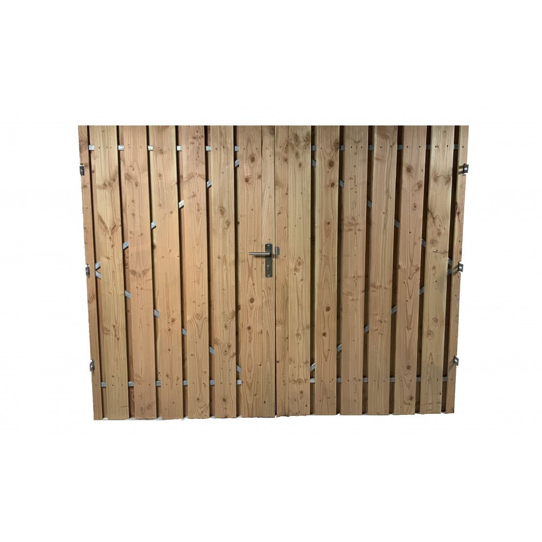 Douglas geschaafde dubbele tuindeuren